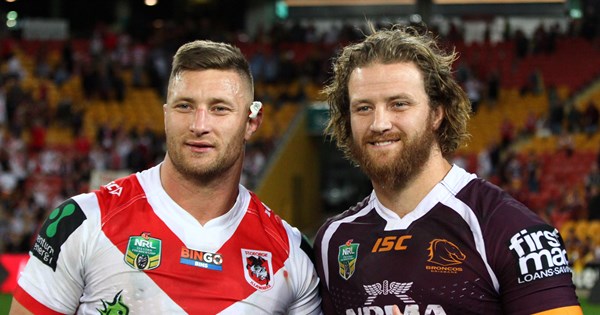 Korbin and Tariq Sims reunite as St George Illawarra Dragons poach ...