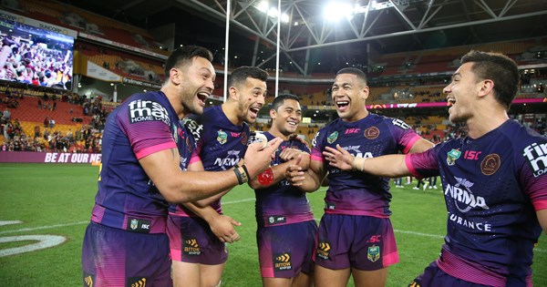 Oates stars as Broncos shore up finals hopes with win over Rabbitohs ...