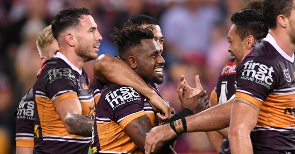 James Segeyaro seals it on debut as Brisbane Broncos outlast Roosters ...