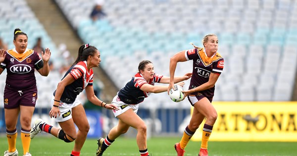 NRLW 2020: Brisbane Broncos, Sydney Roosters, premiers warm up for ...