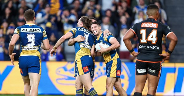 NRL 2021: Mitchell Moses stars as Parramatta Eels beat Wests Tigers | Eels