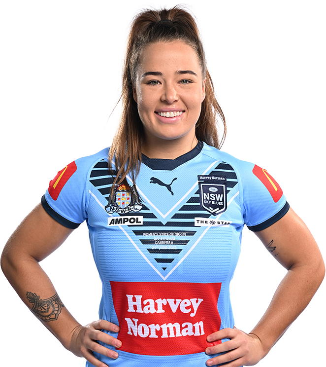 Official Ampol Women’s State of Origin profile of Isabelle Kelly for ...