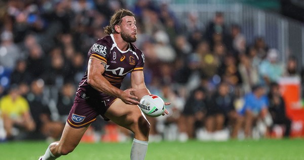 Pat Carrigan, Brisbane Broncos, NRL season 2025, Broncos v Bulldogs ...