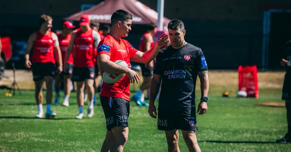 NRL 2026, Pre-Season Challenge, Dragons, Knights, Dan Atkinson, Dylan ...