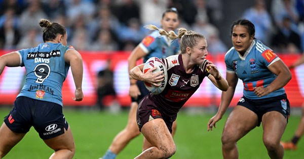 Tarryn Aiken, Harvey Norman Queensland Maroons, State of Origin, Blues ...