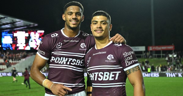NRL 2024, Manly-Waringah Sea Eagles, Talau, Saab reunite | NRL.com