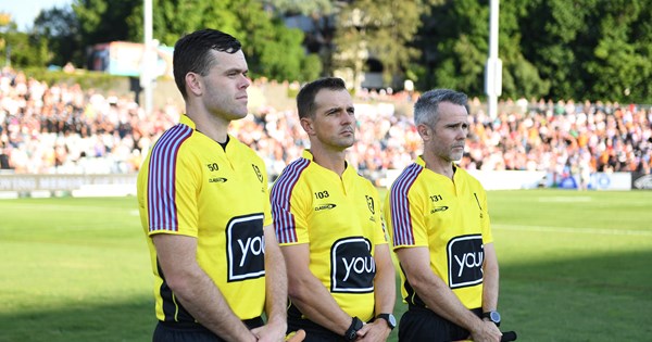 NRL Match Officials, Round 15, referees, touch judge, bunker | NRL.com