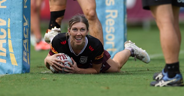 Hayley Maddick, Queensland Maroons, State of Origin, Game Three, NRLW ...