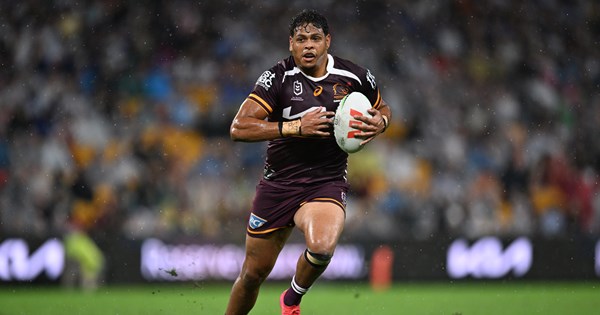 Selwyn Cobbo, Brisbane Broncos, NRL season 2025, Round 8, Broncos v ...