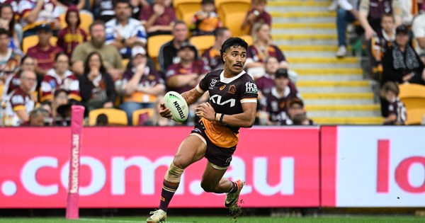 Deine Mariner, Brisbane Broncos, Round 25, Broncos v Eels, NRL season ...