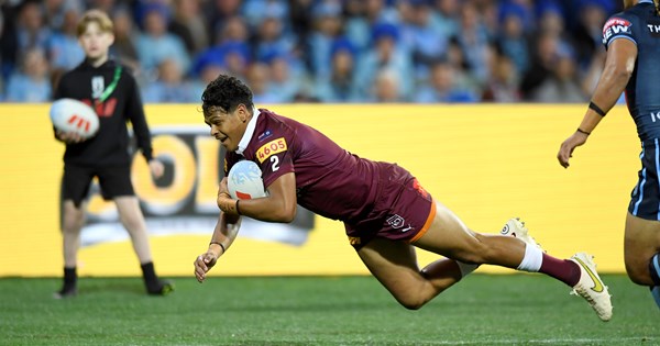 Selwyn Cobbo, Murray Taulagi, Queensland Maroons, State of Origin, Game ...