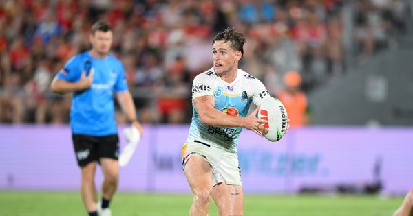 Gold Coast Titans, AJ Brimson, Kieran Foran, Jayden Campbell, halves ...