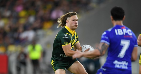 Reuben Cotter, Australian Kangaroos, Pacific Championships, Townsville ...