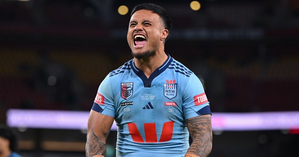 NRL 2025, State of Origin, Spencer Leniu, NSW Blues, Queensland Maroons ...