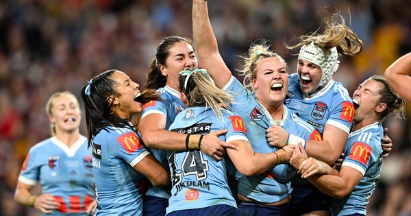 State of Origin, NSW Blues, Abbi Church, Ellie Johnston, Jayme Fressard ...