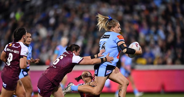 NRLW: Women's State of Origin, Caitlan Johnston, stirring NSW debut ...