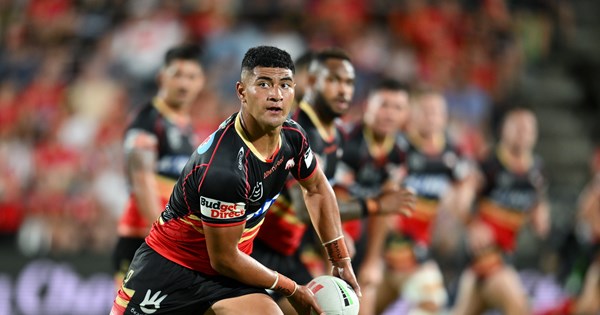 Isaiya Katoa, The Dolphins, Round 4, Titans v Dolphins, NRL season 2024 ...