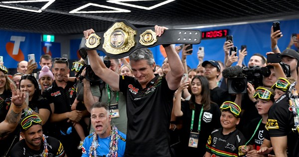 NRL 2023: Penrith Panthers, three-peat, grand final, undisputed, belt ...