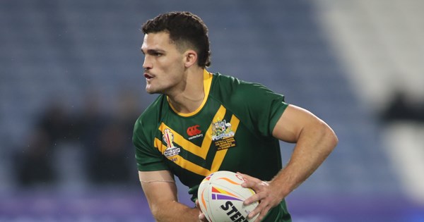 NRL 2023: Pacific Championships, Australia Kangaroos, Toa Samoa, Nathan ...