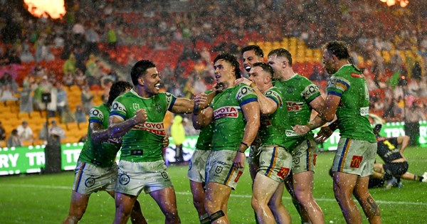 Kaeo Weekes, Canberra Raiders, NRL season 2025, Raiders v Bulldogs, Round 10, Women in League ...