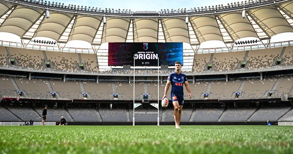 NRL 2025, State of Origin, Nathan Cleary, NSW Blues, Optus Stadium ...