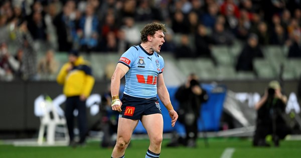 State of Origin 2024, Liam Martin, NSW Blues forward backing Blues to ...