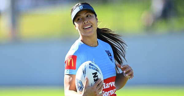 Women's State of Origin 2023, Game Two, NSW Sky Blues, Tiana Penitani ...