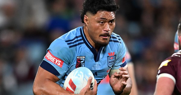 NRL 2025, State of Origin, Stefano Utoikamanu, NSW Blues, social media criticism | NRL.com