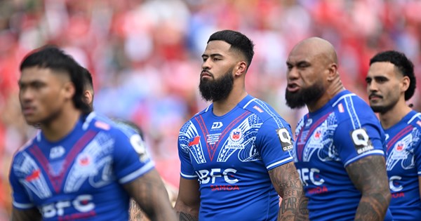 Payne Haas, Toa Samoa, Pacific Championships, Tonga v Samoa, Suncorp ...