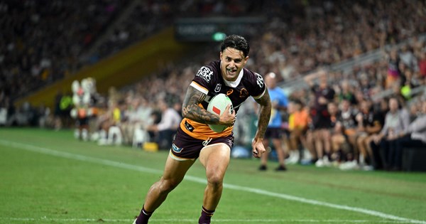 Jesse Arthars, Brisbane Broncos, NRL Round 3, Penrith, NRL season 2024 ...