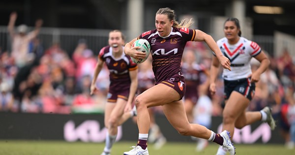 Lauren Dam, Jada Ferguson, Brisbane Broncos, NRLW, NRL season 2025, Dragons v Broncos | NRL.com