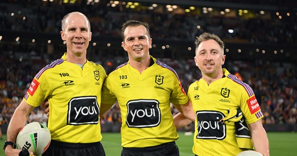 NRL Match Officials, Round 4, referees, touch judge, bunker | NRL.com