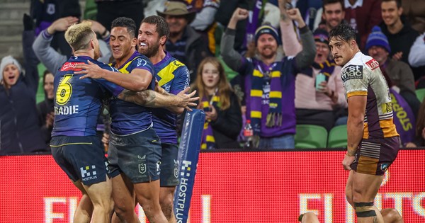 NRL 2022: Melbourne Storm, Brisbane Broncos, AAMI Park, round 15, match ...