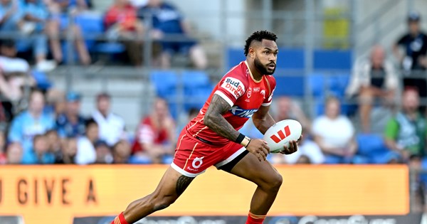 Hamiso Tabuai-Fidow, The Dolphins, NRL season 2025, NRL Round 5, Titans ...