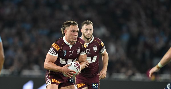 Reuben Cotter, Queensland Maroons, State of Origin, Game Two, Melbourne ...