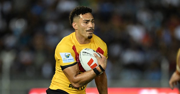 Pacific Championships 2024, PNG Kumuls, Robert Derby, NRL shot, North ...