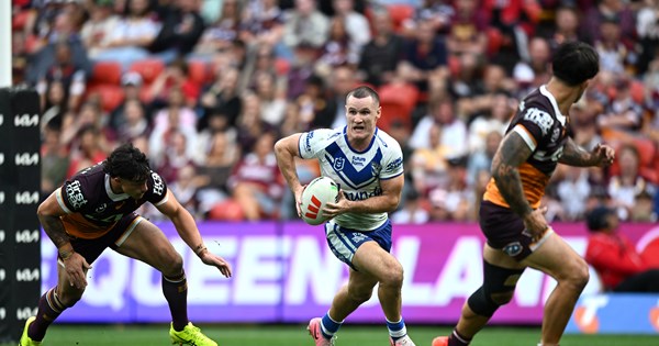 Connor Tracey, Canterbury Bulldogs, NRL season 2024, Round 21, Broncos ...