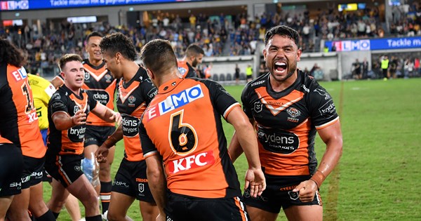 NRL: Wests Tigers, Luke Brooks, David Nofoaluma, winger lauds heavily ...