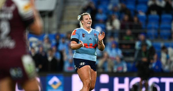 State of Origin, NRLW 2026, Ellie Johnston, Cronulla Sharks, NSW Blues ...