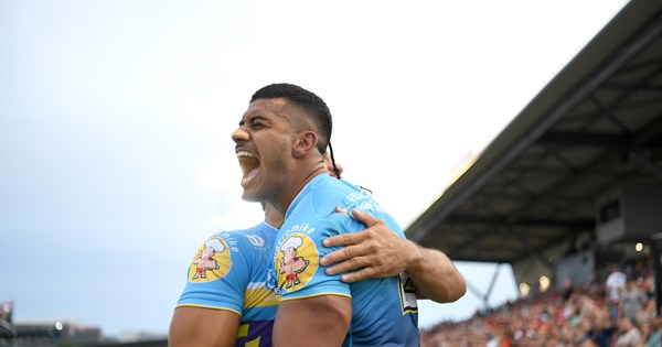 Alofiana Khan-Pereira, Gold Coast Titans, NRL 2023, Round 1, debut ...