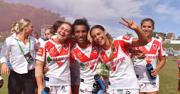 NRLW: St George Illawarra Dragons, Elsie Albert, prop soaks in grand ...