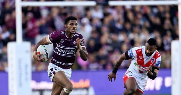 NRL 2024, Manly Sea Eagles, Jason Saab, sprint, fastest man, race | NRL.com