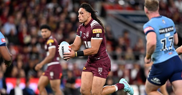 Tino Fa'asuamaleaui, Moeaki Fotuaika, Queensland Maroons, State of ...