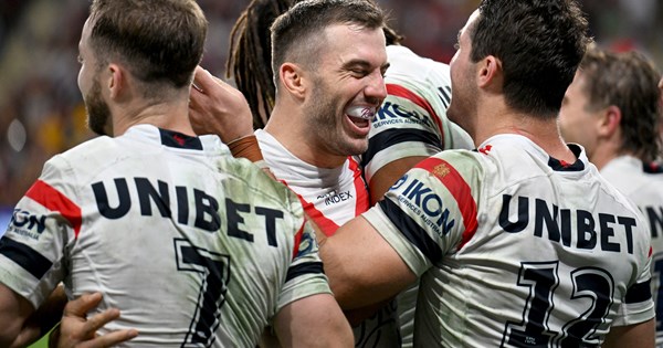 Angus Crichton, James Tedesco, Sydney Roosters, NSW Blues, State of ...