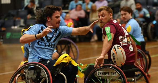 Wheelchair rugby league, State of Origin, Queensland Maroons, New South ...
