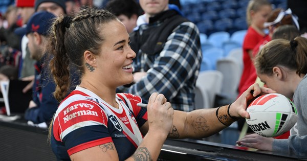 NRLW 2025, Dally M Medal, round 4 votes, leaderboard. Isabelle Kelly ...