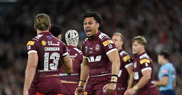 State of Origin, Queensland Maroons, Game Three, decider, Jeremiah ...