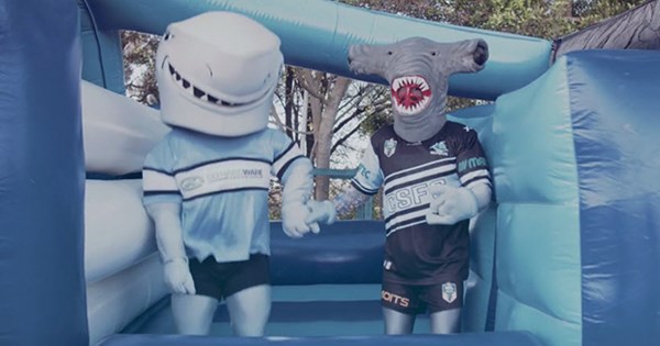 Mascot Madness: Reefy and MC Hammerhead | NRL.com