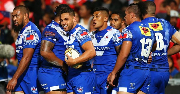 Samoa holds on in pulsating Pacific Test | NRL.com
