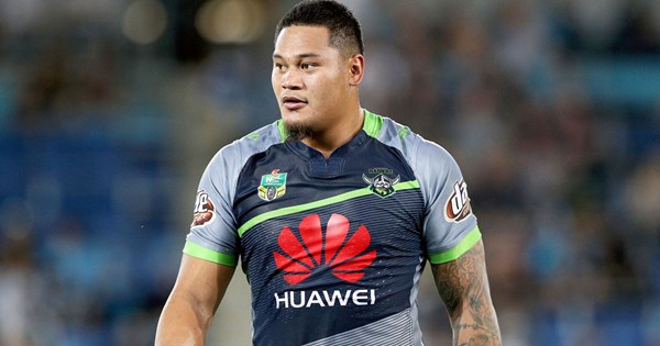 Leilua re-signs with Canberra | NRL.com